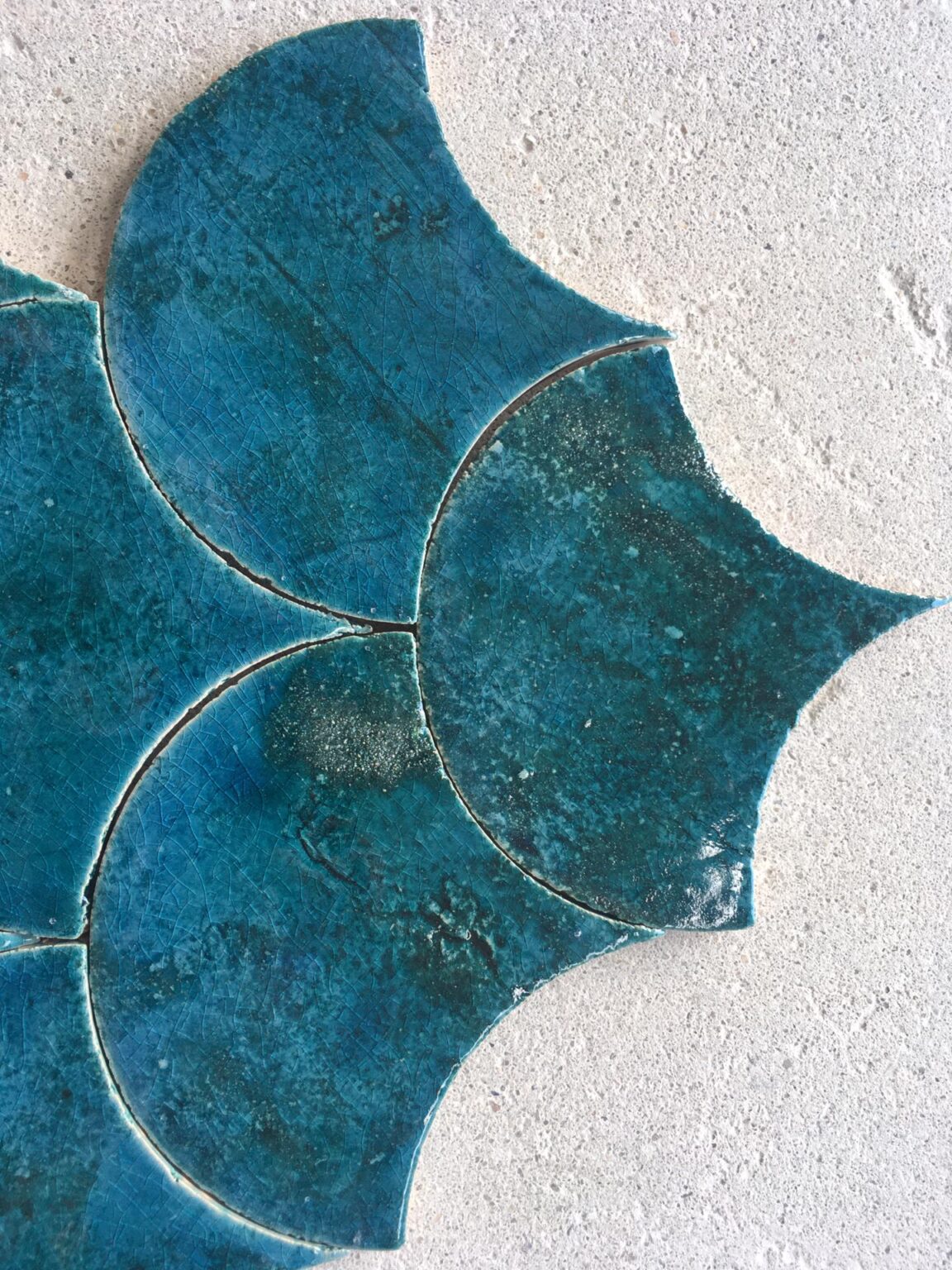 FISH SCALE 12,5x11,5 cm - New Terracotta